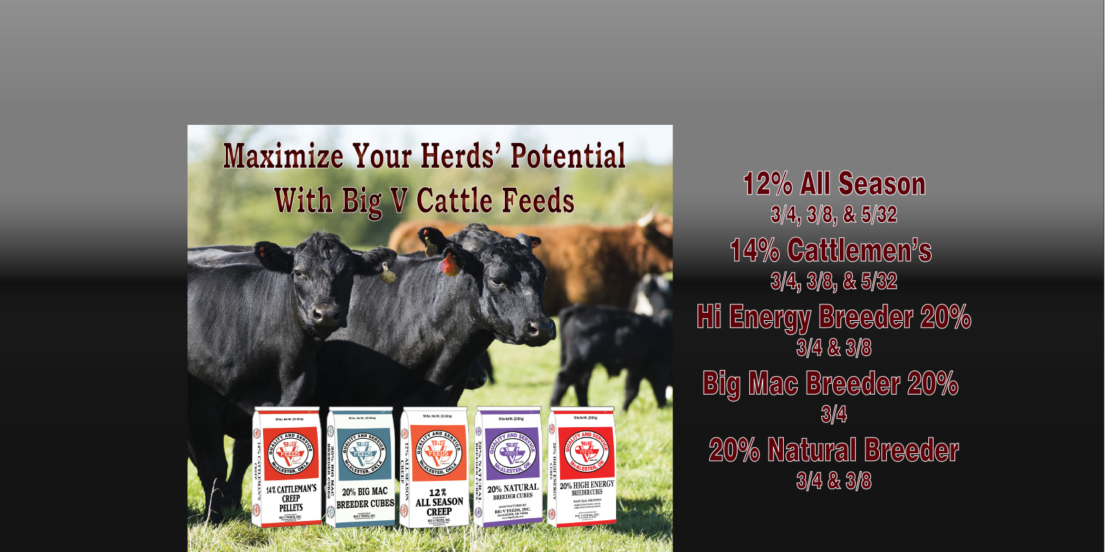 We are Big V Feeds | Big V Feeds provide a full line of livestock feeds ...