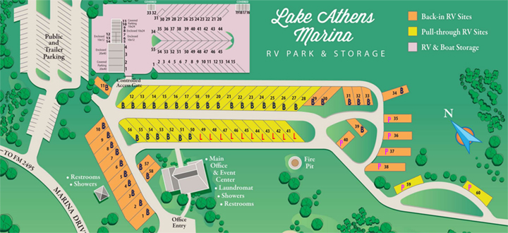 RV Site Rates | Lake Athens Marina & RV Park | Lake Athens is a great ...
